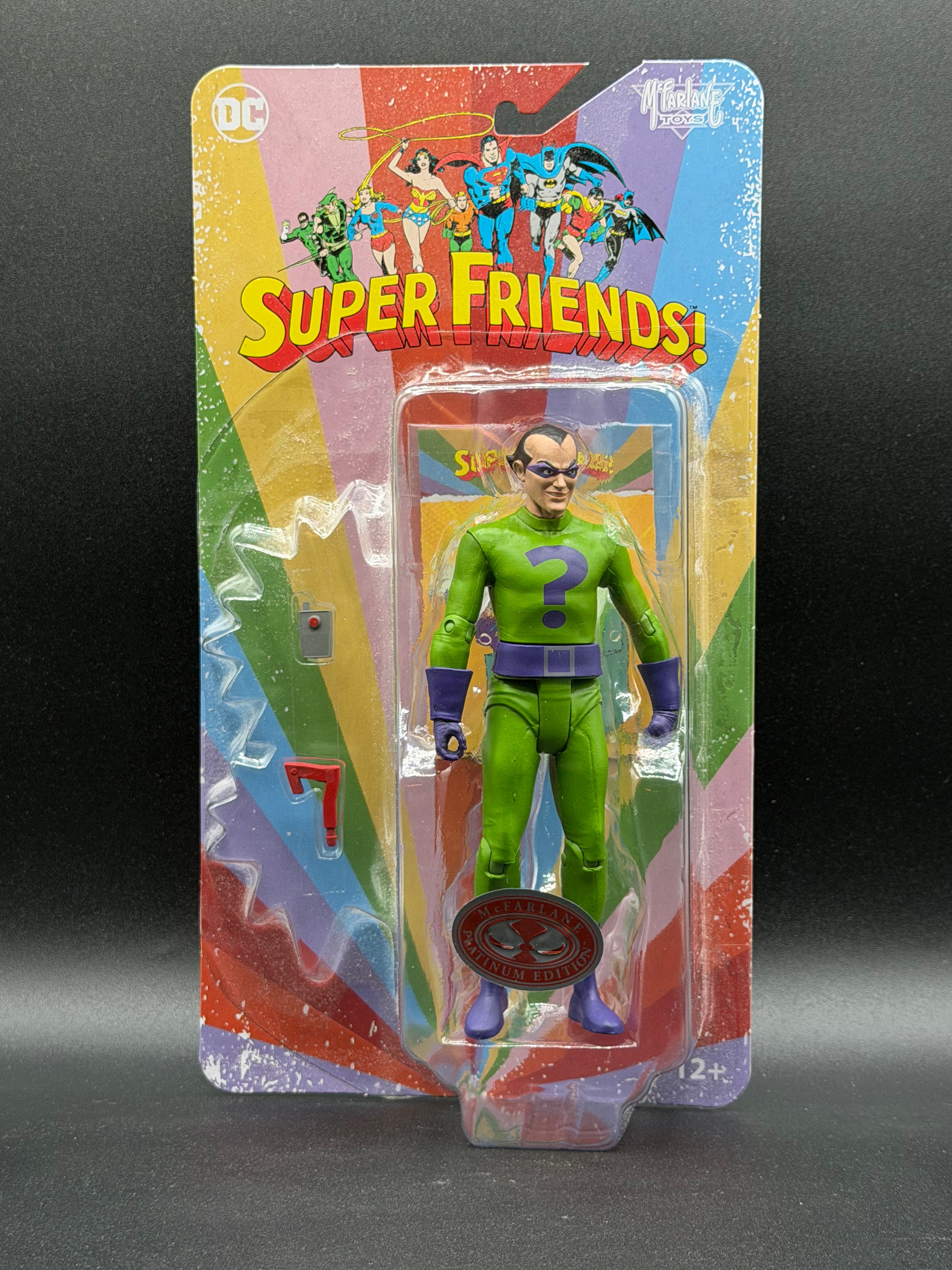 McFarlane Toys DC Super Friends The Riddler - Red Platinum – Geek City ...