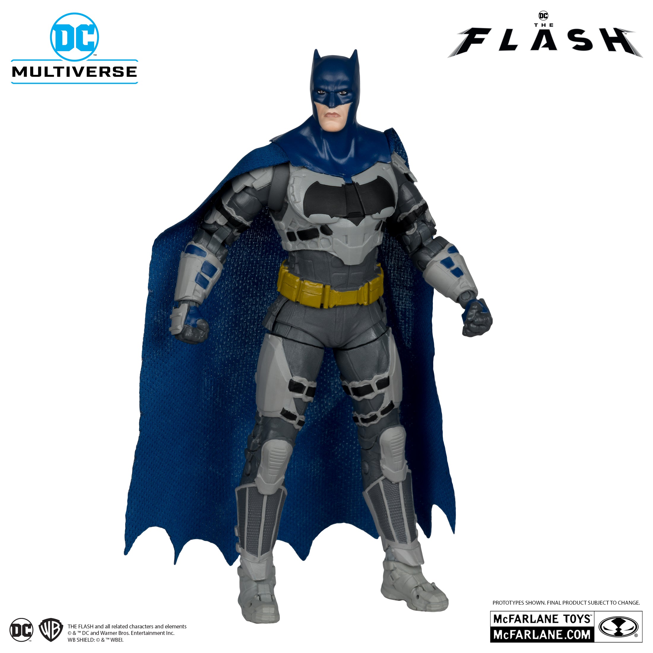 DC Multiverse Batman Flash Movie (Blue and Gray Outfit) (Platinum Edit ...